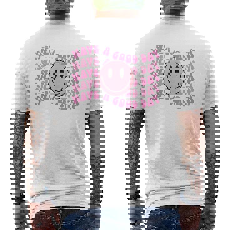 Have A Good Day Pink Smile Face Preppy Aesthetic Trendy Men's T-shirt ...