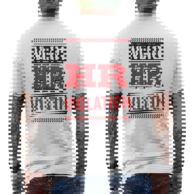 Walking Hr Violation Human Resource Unisex T-Shirt - Seseable