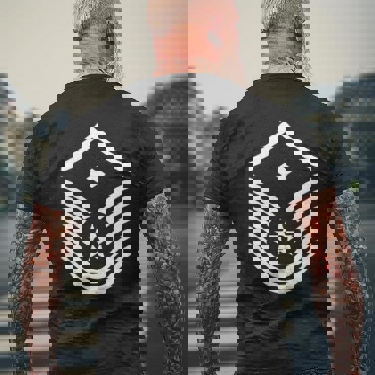 Air Force First Sergeant E7 Men's Back Print T-shirt | Mazezy