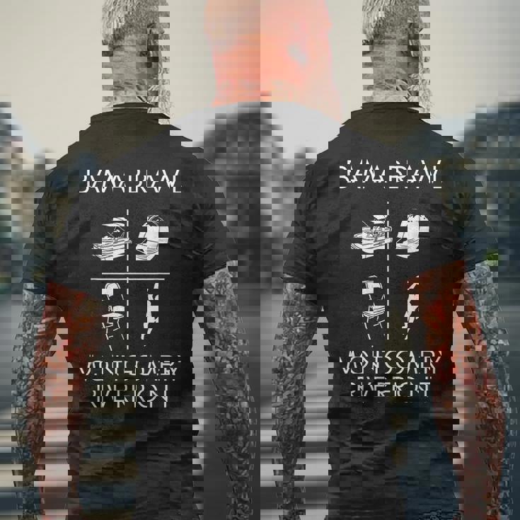 Alabama Brawl Montgomery Riverfront Brawl Men's T-shirt Back Print ...