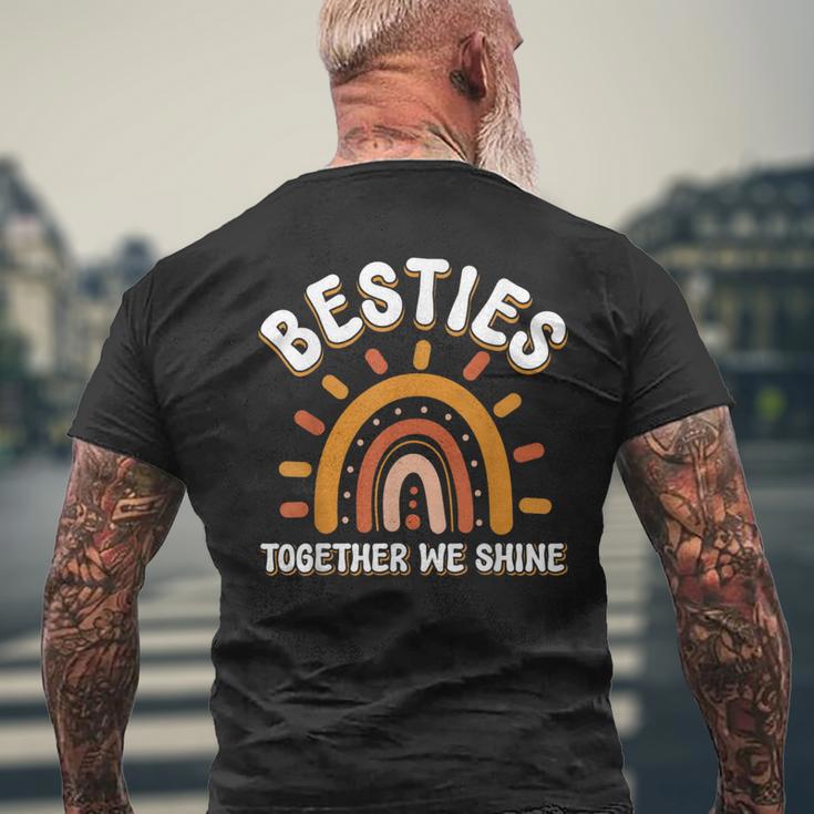 Besties Together We Shine Bff Best Friends Bestie Men's T-shirt Back ...