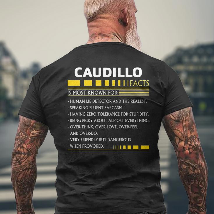 Caudillo Name Gift Caudillo Facts V2 Mens Back Print T-shirt - Seseable