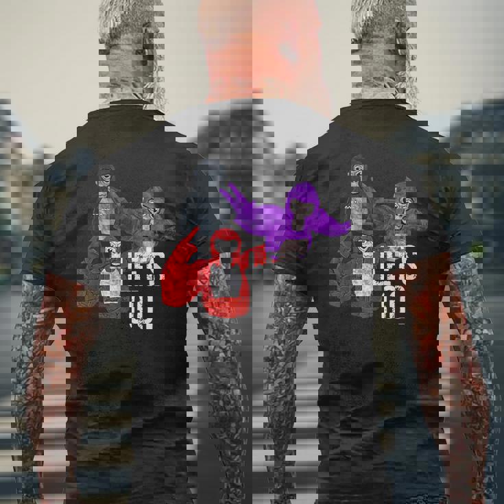 Gorilla Tag Merch For Kids Vr Gamer Ns Monke Monke Mens Back Print T ...