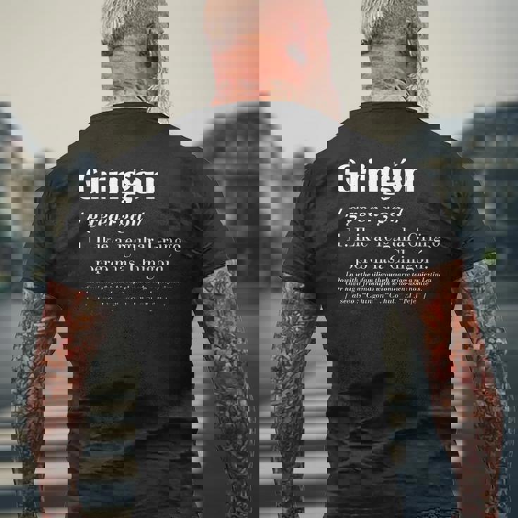 Gringon Green-Gon Like A Regular Gringo Pero Mas Chingon Mens Back ...