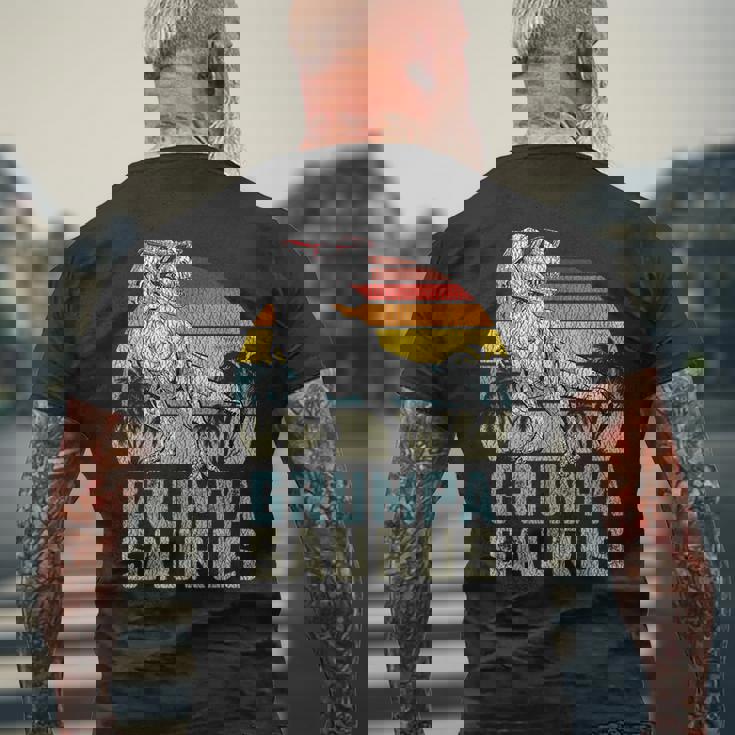 Grumpasaurus T Rex Dinosaur Grumpa Saurus Family Matching Mens Back ...