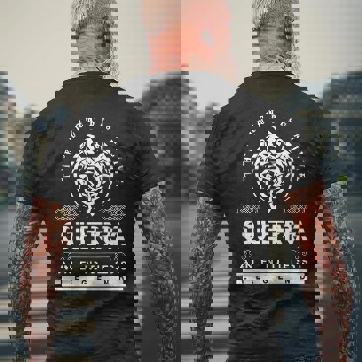 Guerra Name Gift Guerra An Enless Legend V2 Mens Back Print T-shirt ...