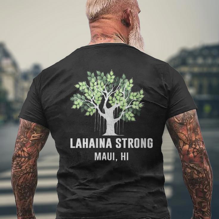 Lahaina Strong Maui Hawaii Old Banyan Tree Men's T-shirt Back Print ...