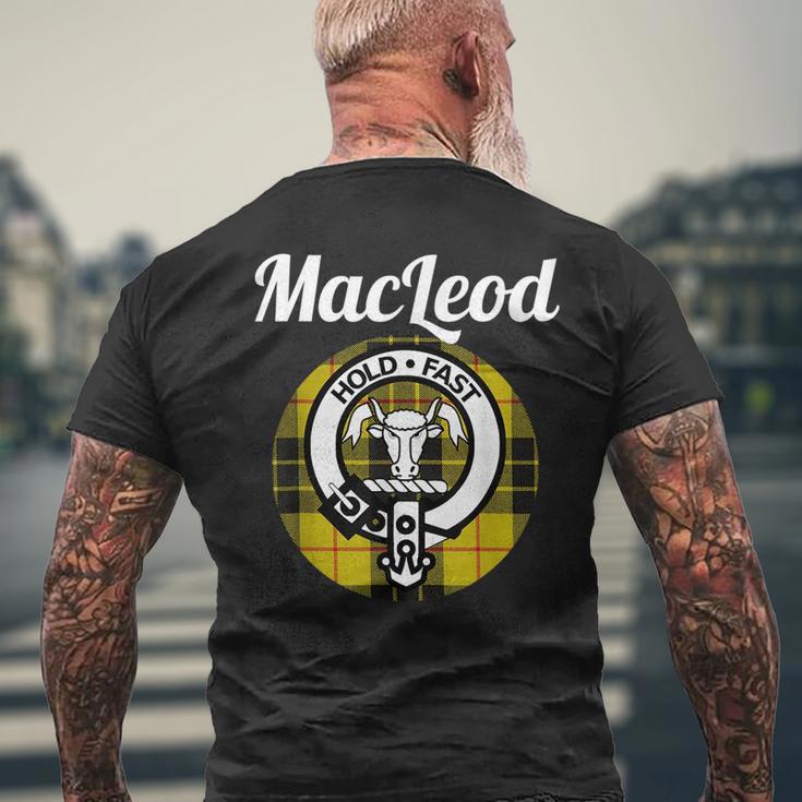 Macleod Clan Scottish Name Coat Of Arms Tartan Mens Back Print T-shirt ...