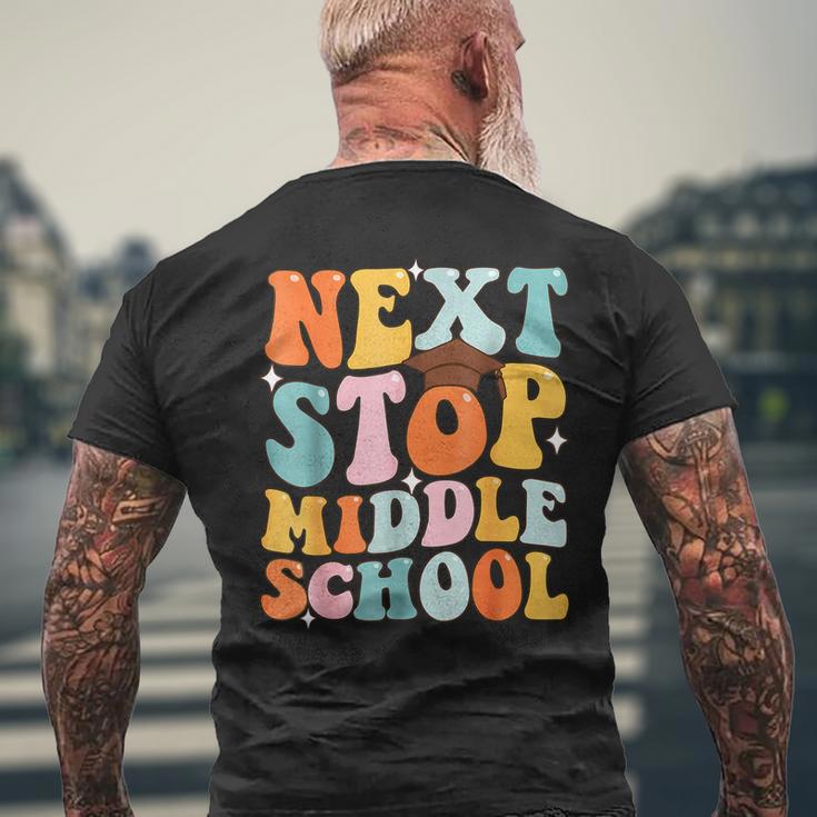 Next Stop Middle School Graduation 5Th Grade Men's Back Print T-shirt ...
