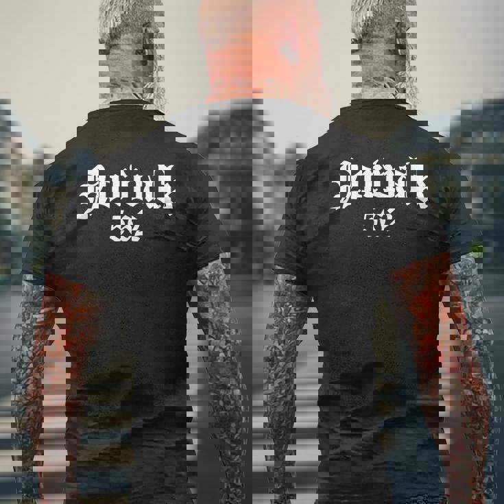 Norwalk 562 Area Code Chicano Pride Mexican Tattoo Biker Mens Back ...