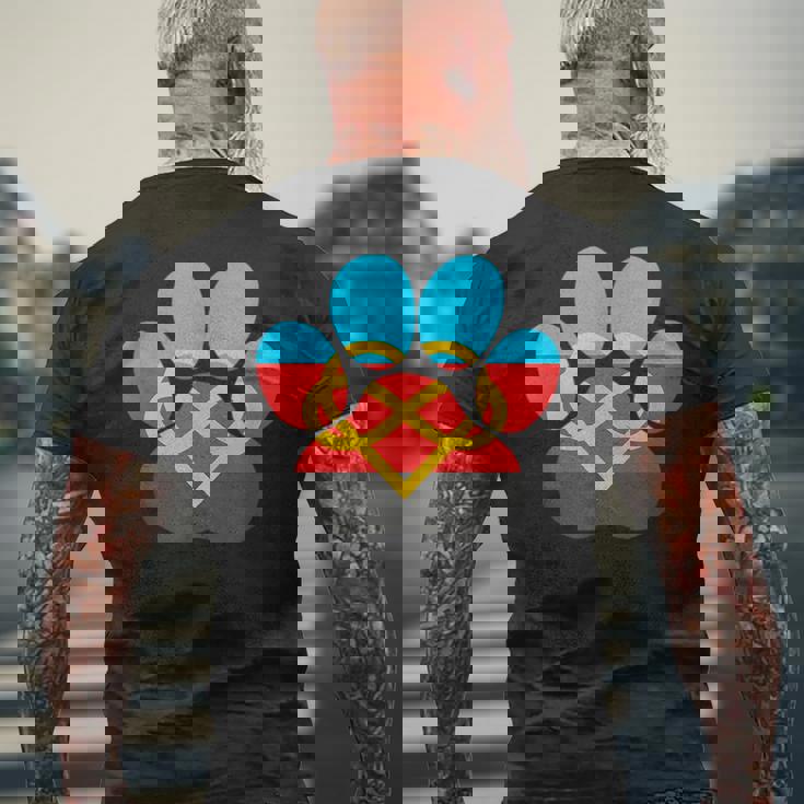 Polyamory Pride Flag Puppy Polycule Gifts For Polyamorous Mens Back ...