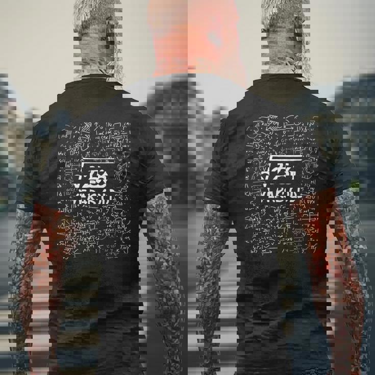 Square Root Of 256 Years Old 16Th Birthday Math Attire Men's Back Print ...