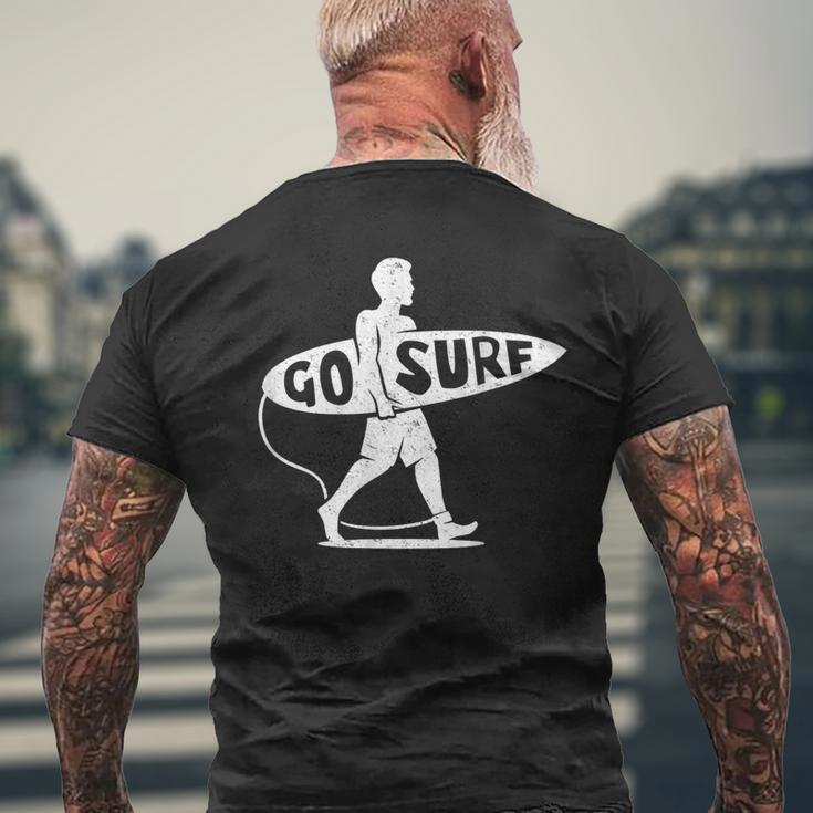 Surfing Retro Go Surf Cool Surfer Beach Boys Surfboard Men's T-shirt ...