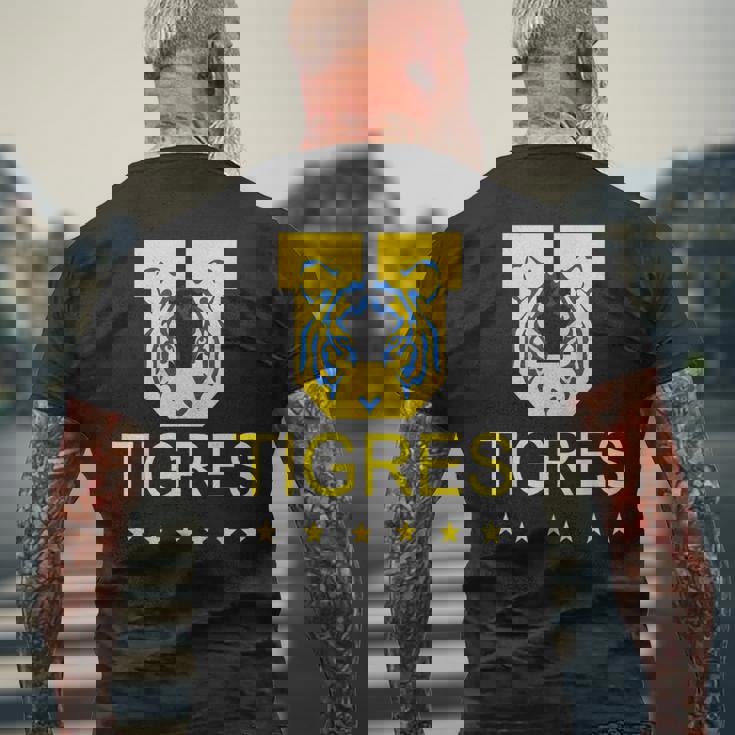 Tigres Uanl Del Monterrey Men's T-shirt Back Print | Mazezy