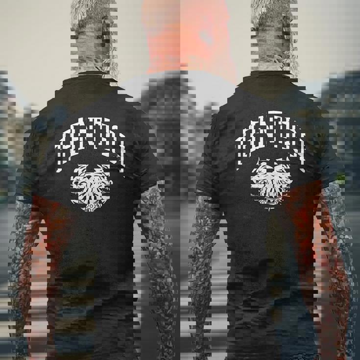 Tren Tech Mens Back Print T-shirt | Mazezy