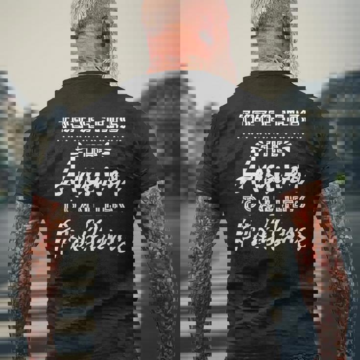 Tsetse Flies Answer To All Problems Animal Meme Humor Men's T-shirt ...