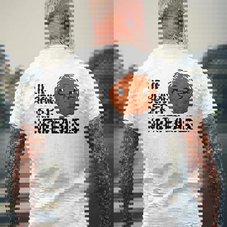 Funny Meatball Meme - Italian Food Lovers Mens Back Print T-shirt | Mazezy