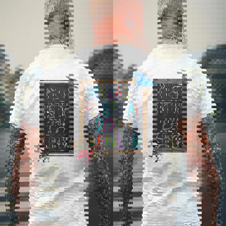 My Last First Day 2024 High School Senior Back To School Mens Back ...