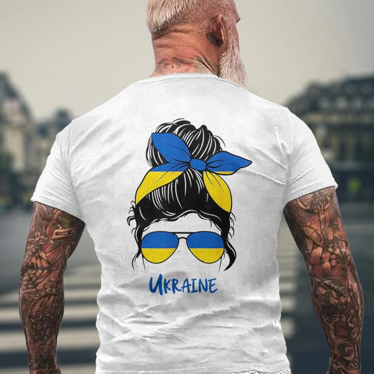 Ukraine Girl Ukrainian Girl Ukraine Woman Flag Mens Back Print T-shirt ...