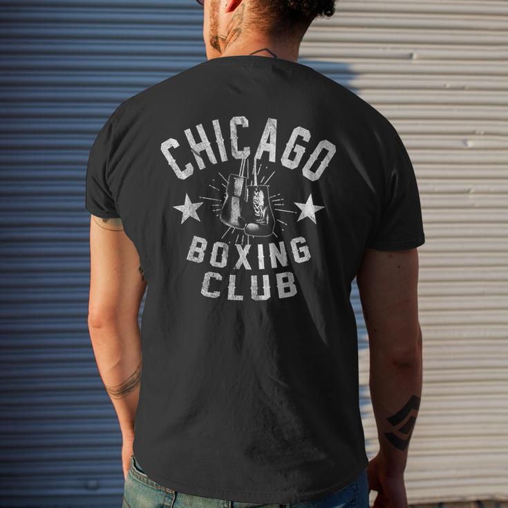 Chicago Boxing Club Vintage Chi-Town Retro Boxer Men's T-shirt Back ...
