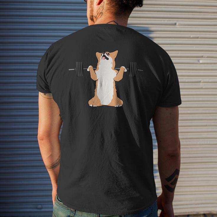 Corgi Dog Squat Funny Fitness Gym Workout Swole Dank Meme Mens Back ...