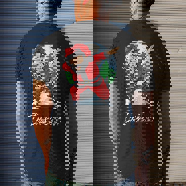 Damian Name Gift Santa Damian Mens Back Print T-shirt - Seseable