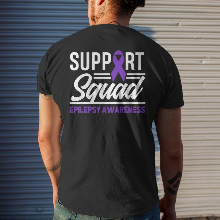 Epilepsy Warrior Support Squad Support Epilepsy Awareness Men's Back ...