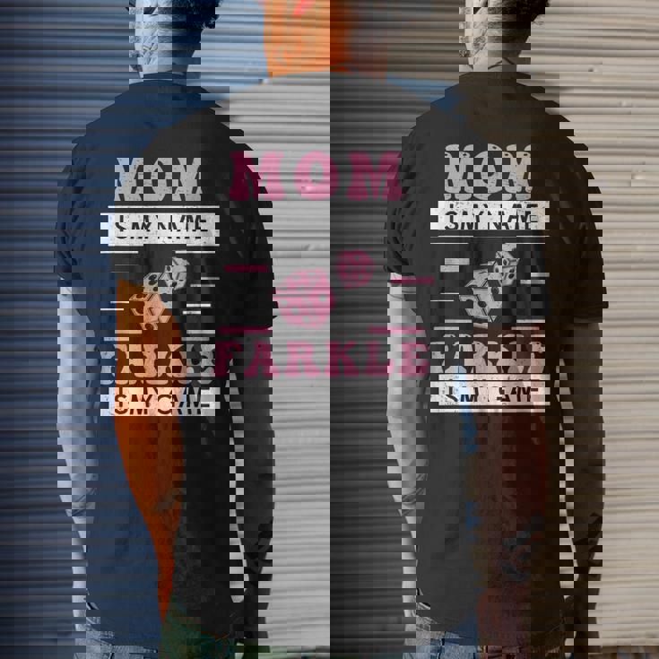 Farkle Player Farkle Is My Game Funny Dice Game Mens Back Print T-shirt ...