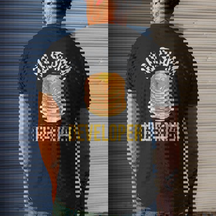 Full Stack Developer Computer Science Programmer Coding Men's T-shirt Back Print | Mazezy