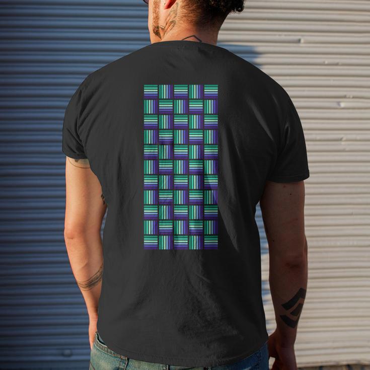Gay Man Mlm Pride Flag Checkered Pattern Men Lgbtq Design Mens Back ...