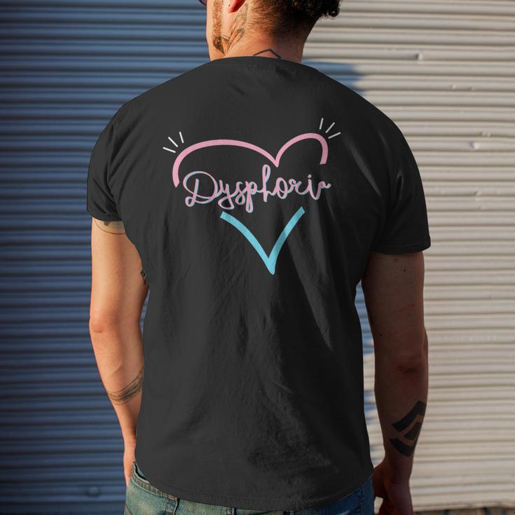 Gender Dysphoria Trans Pride Mtf Or Ftm Transition Mens Back Print T ...