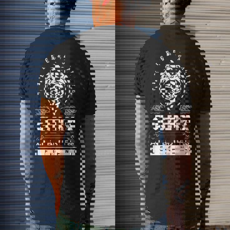 Guerra Name Gift Guerra An Enless Legend V2 Mens Back Print T-shirt ...