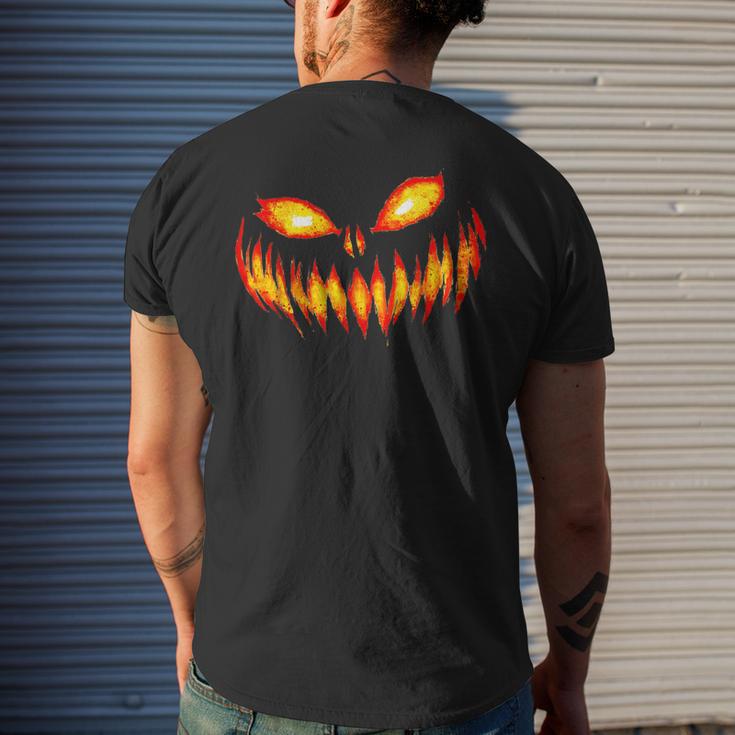 Jack O Lantern Scary Carved Pumpkin Face Halloween Costume Men's T ...