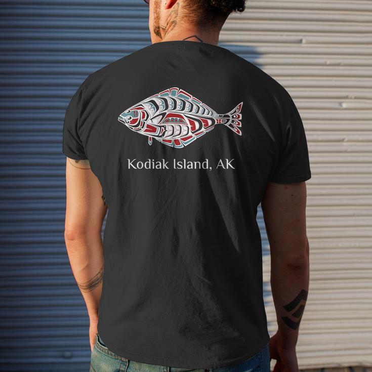 Kodiak Island Alaska Native American Halibut Fishermen Men's T-shirt ...