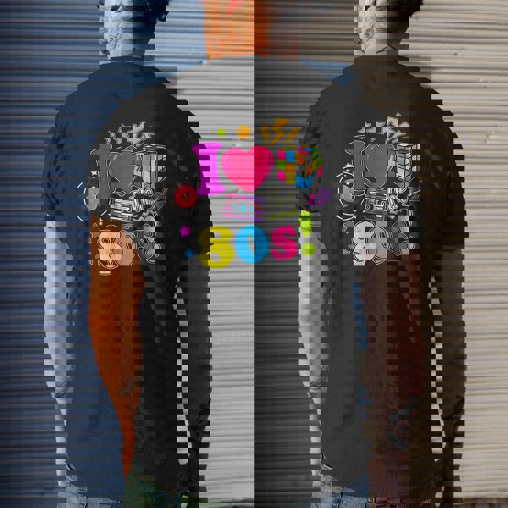 I Love The 80S Vintage Outfit 80'S Theme Retro Vibes Fashion Men's T ...