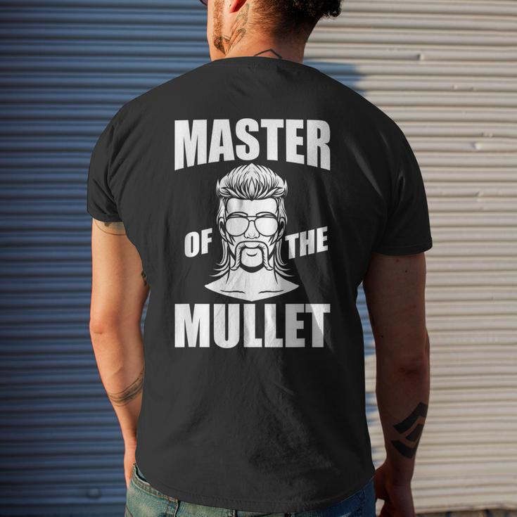 Master Of The Mullet - Funny Redneck Mullet Pride Mens Back Print T ...