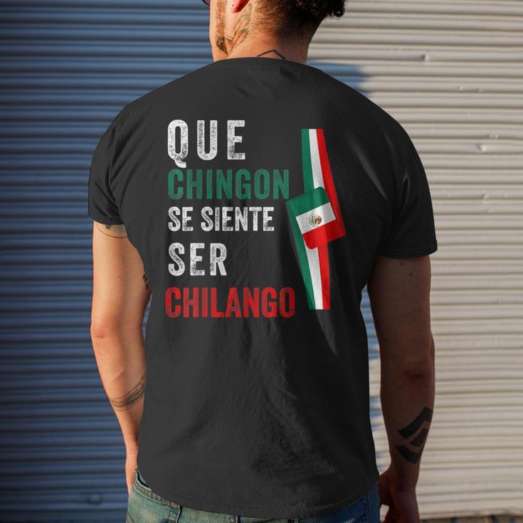 Mexican Flag Mexicana Mexico Heritage Chingon Chilango Men's T-shirt ...