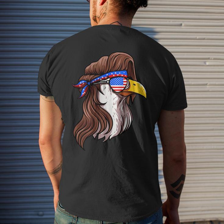 Mullet Pride - Funny Redneck Us American Flag Mullet Mens Back Print T ...