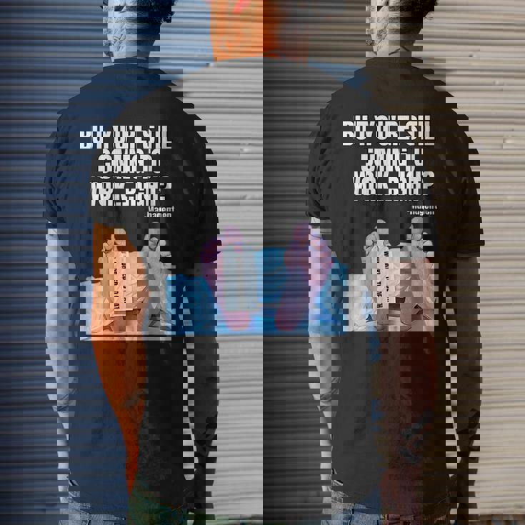 Office Humor Manager Employee Job And Career Funny Work Meme Mens Back ...