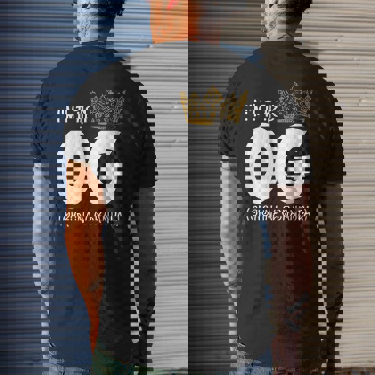 Im The Og Original Grandpa Notorious One First Birthday Men's Back ...