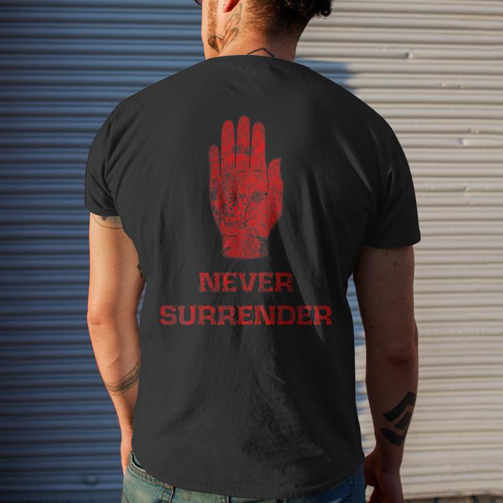 Red Hand Ulster Loyalist Symbol Never Surrender Ireland Men's T-shirt ...