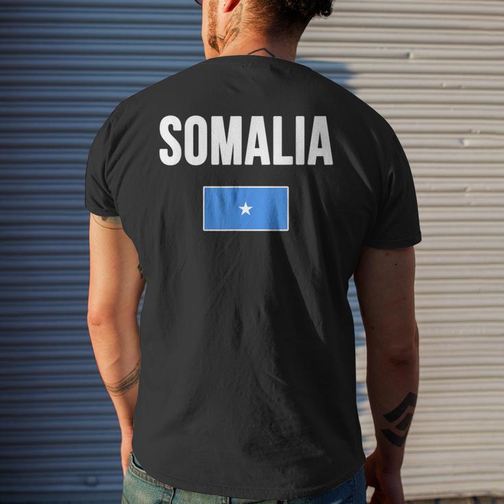 Somalia Somalian Flag Somali Men's T-shirt Back Print | Mazezy