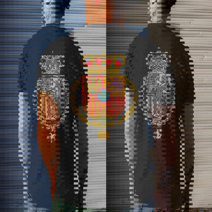 Spain Spanish Flag Symbol Spanish Pride Espana Spanish Roots Mens Back ...