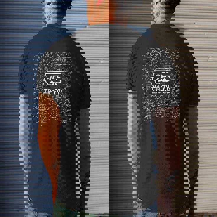 Square Root Of 256 Years Old 16Th Birthday Math Attire Men's Back Print ...