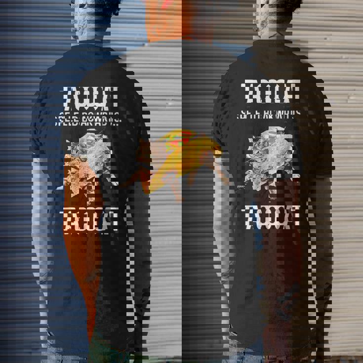 Tacocat Spelled Backward Is Tacocat | Love Cat And Taco Mens Back Print ...