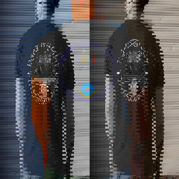 Uss Eisenhower Cvn69 Flight Deck Crew Emblem Men's Back Print T-shirt ...