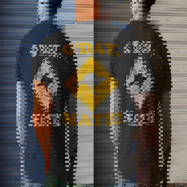 Vintage G'day Mate Kangaroo Road Sign Australia Aussie Roo Men's T ...