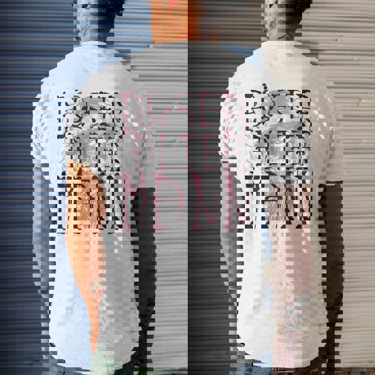 Bad Old Man Bone Font Mens Back Print T-shirt | Mazezy