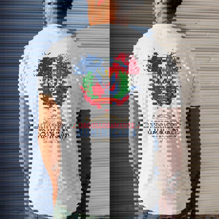 Coat Of Arms Republica Dominicana & Dominican Flag Outfit Mens Back ...