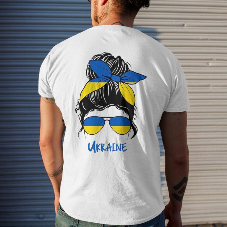 Ukraine Girl Ukrainian Girl Ukraine Woman Flag Mens Back Print T-shirt ...